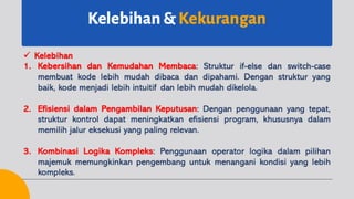 Dasar-Dasar Pemrograman - 6 Pemilihan/Struktur Kontrol | PDF