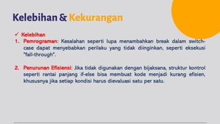 Dasar-Dasar Pemrograman - 6 Pemilihan/Struktur Kontrol | PDF