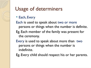 6. DETERMINERS new helps to classify .pptx