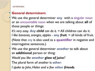 6. DETERMINERS new helps to classify .pptx