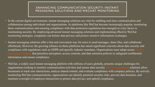 Enhancing Communication Security: Instant Messaging Solutions and WeChat Monitoring | PDF ...