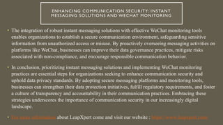 Enhancing Communication Security: Instant Messaging Solutions and WeChat Monitoring | PDF ...