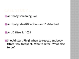 Haemolytic Disease of Newborn in Hematology Aspect | PPTX