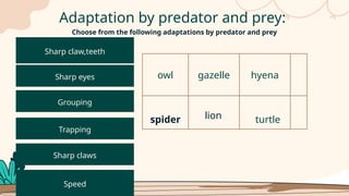 6.4 Adaptations of predators and prey.pptx