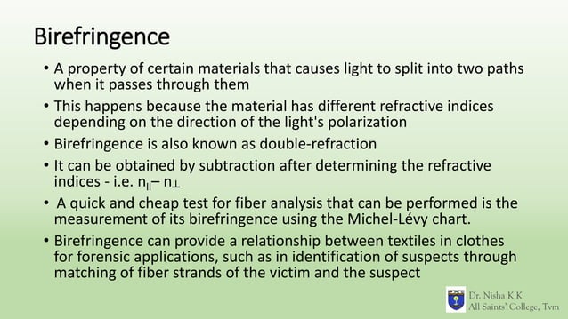 6. Fiber examination and its forensic importance.pdf