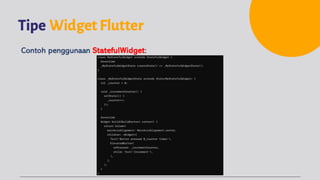 Pemrograman Aplikasi Mobile - 6 Flutter (Layout Aplikasi) | PPT