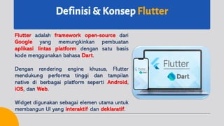 Pemrograman Aplikasi Mobile - 6 Flutter (Layout Aplikasi) | PPT