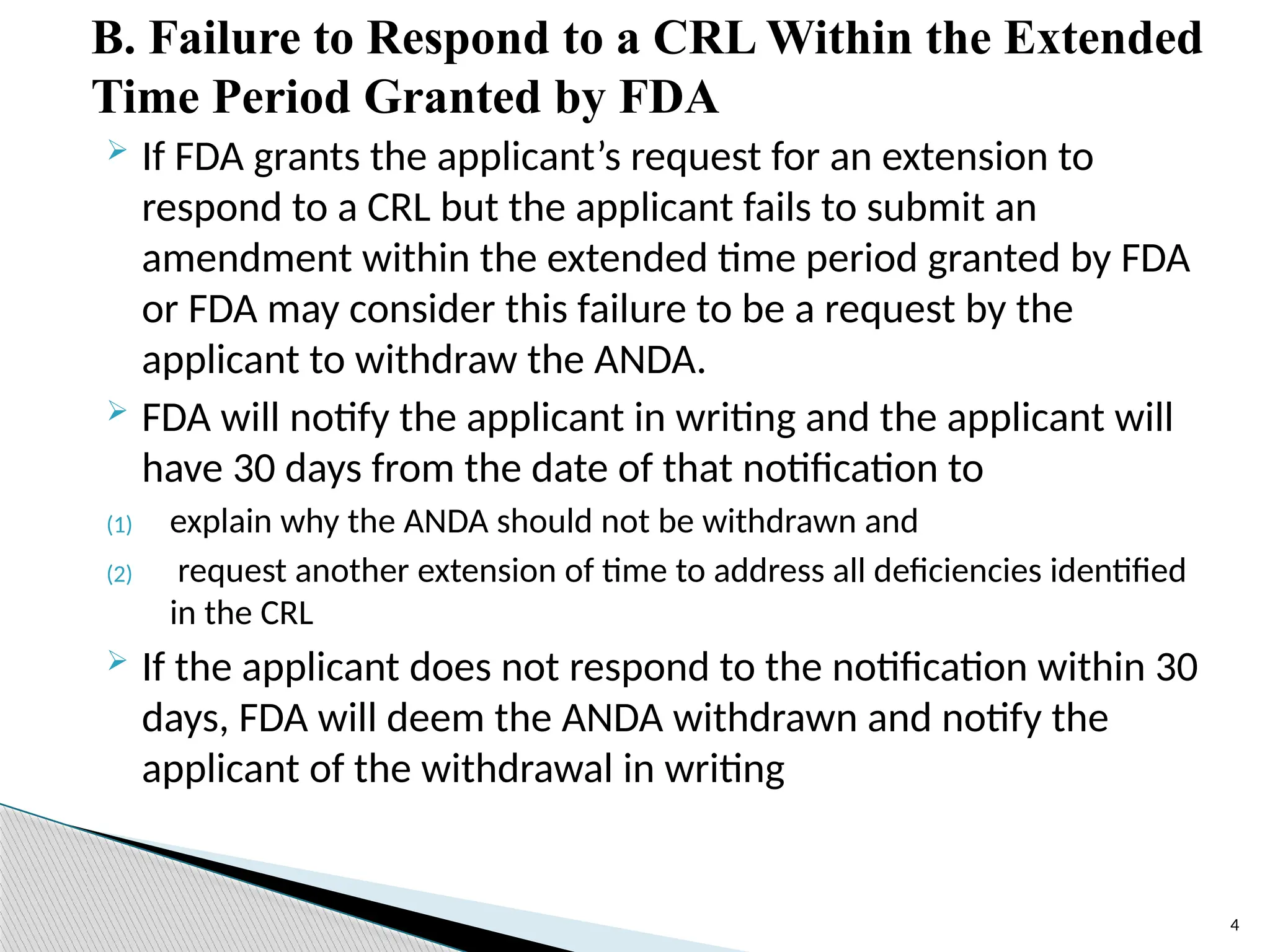 Failure-to-Respond-to-an-Abbreviated-New-Drug-Application | PPTX