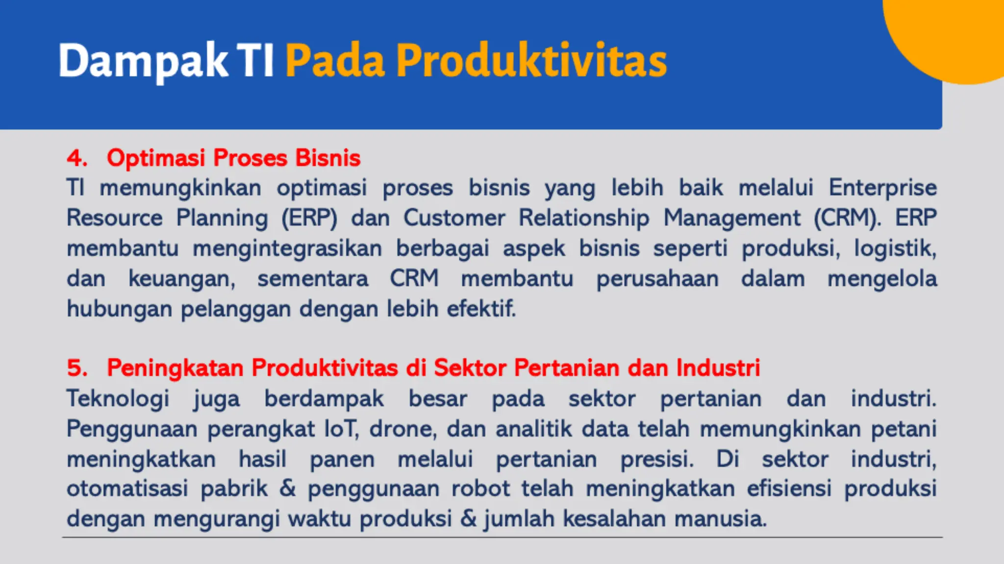 Etika Profesi TI - 6 Dampak TI Pada Standar Hidup & Produktivitas | PDF