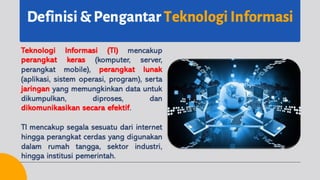 Etika Profesi TI - 6 Dampak TI Pada Standar Hidup & Produktivitas | PDF