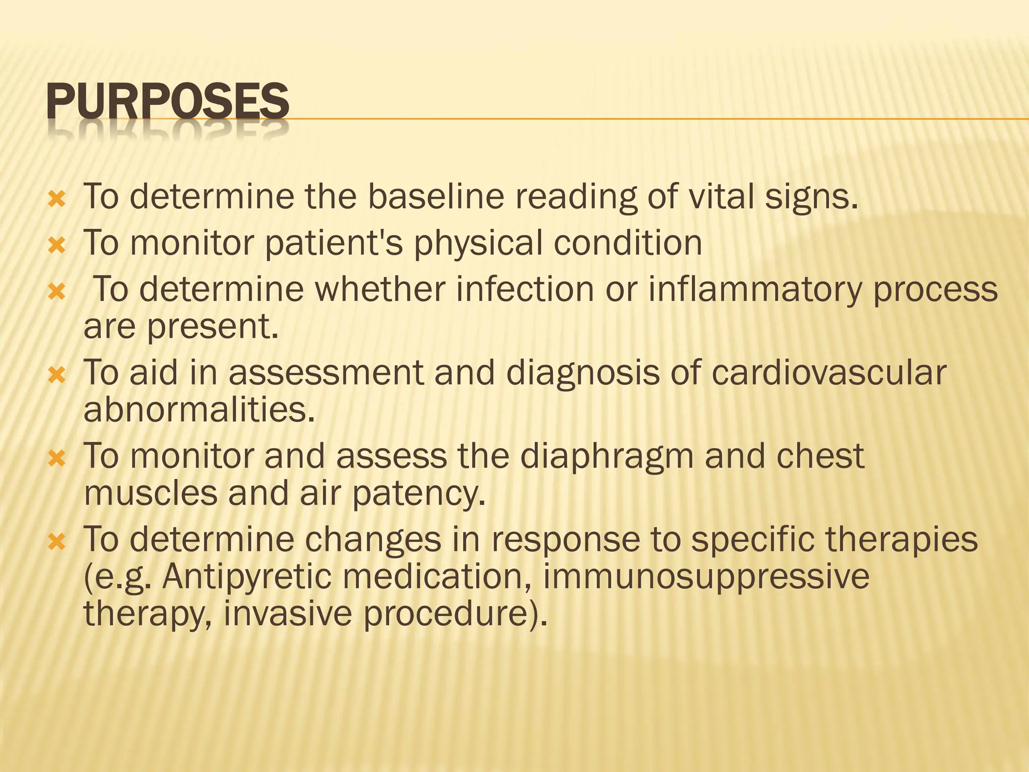 VITAL SIGNS, Temperature, Pulse, Respiration, Blood pressure (B/P) | PDF