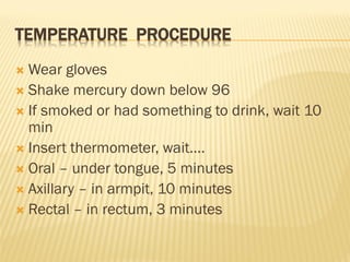 VITAL SIGNS, Temperature, Pulse, Respiration, Blood pressure (B/P) | PDF