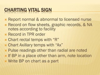 VITAL SIGNS, Temperature, Pulse, Respiration, Blood pressure (B/P) | PDF
