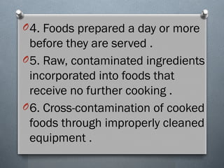 6. Causes of Food Spoilage and Contamination.pptx | Cooking | Food & Drink