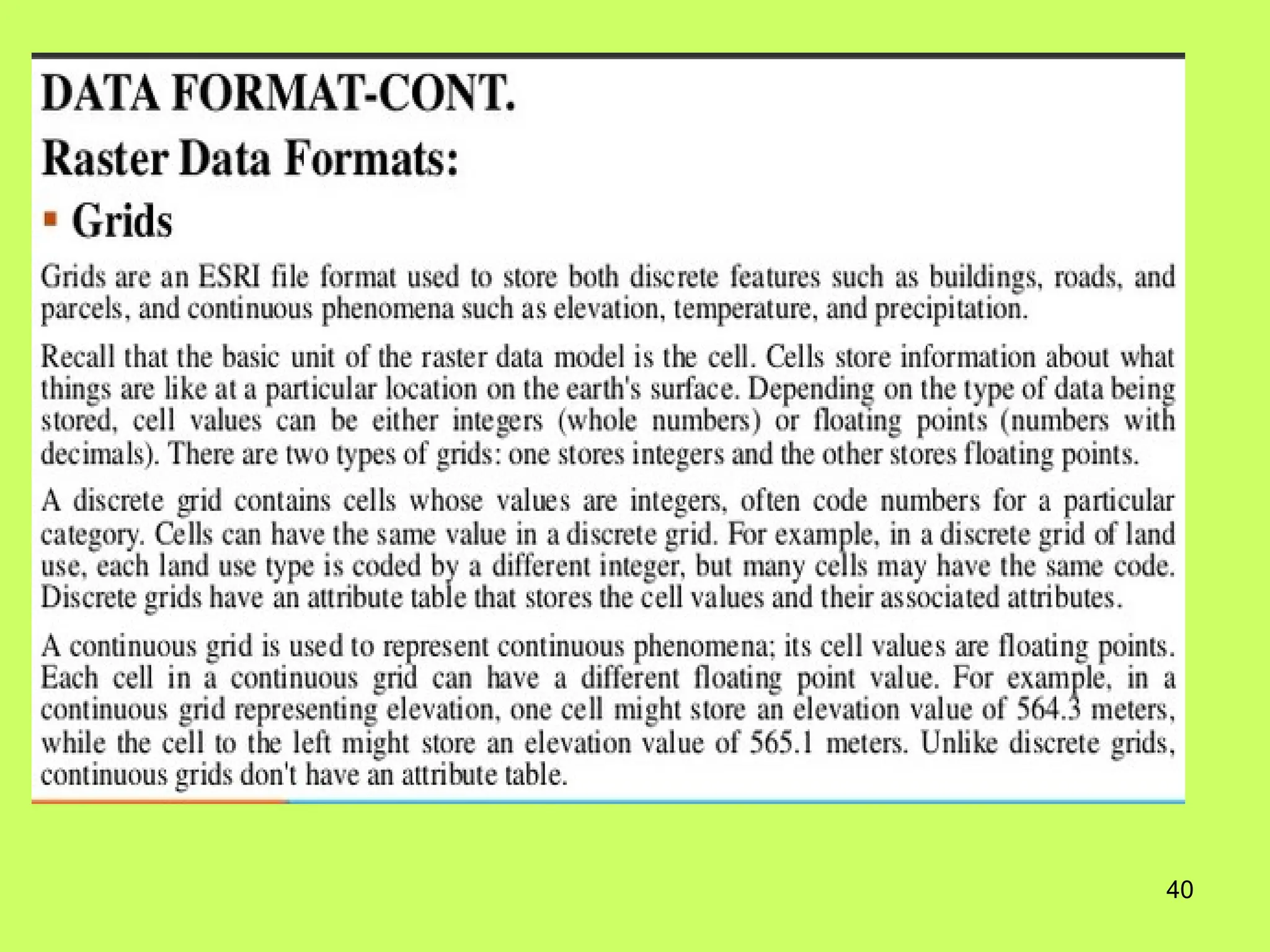 6.Raster and vector data classification and uses | PPT