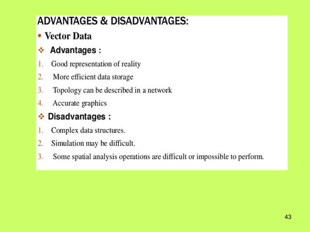 6.Raster and vector data classification and uses | PPT
