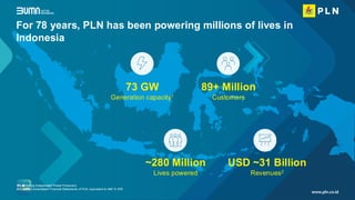 PLN’s Commitment to Decarbonization to achieve NZE 2060 | PDF