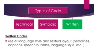 6. Media and Information Languages (Part 1)- Genre, Codes and ...
