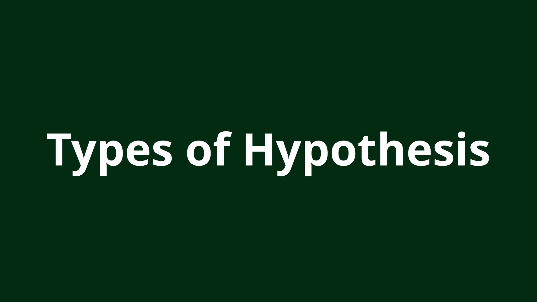 Proper Writing of the Research Hypothesis | PPTX