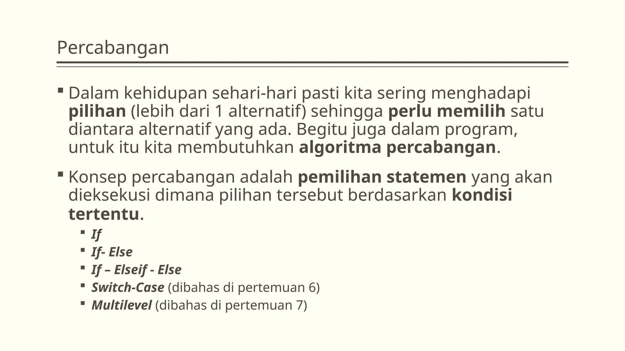 Materi Pemrograman Java Percabangan If else.pptx