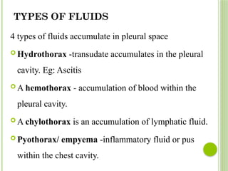 6. PLEURAL EFFUSION, EMPYEMA. power point tx | PPTX
