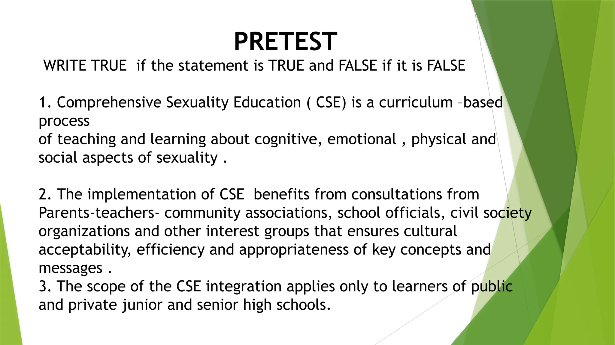 The Comprehensive Sexuality Educationpptx 6246