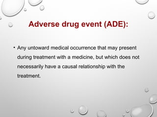 6. ADR adverse drug reaction poower point | PPT