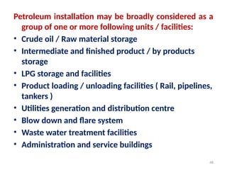 Storage of crude oil and petroleum products | PPTX
