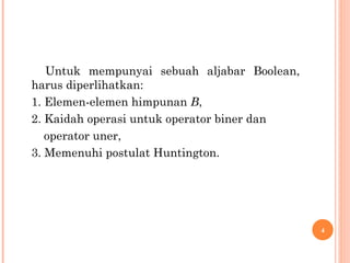materi kuliah teori tentang Aljabar_Boolean.ppt