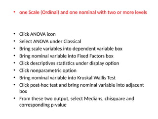 6. Nonparametric Test_JASP.ppt with full example | PPTX