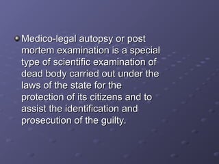 Introduction to AUTOPSY and their Description | PPT