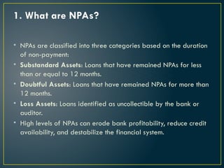 NPA Recovery Mechanism in India - A comprehensive Overview | PPTX