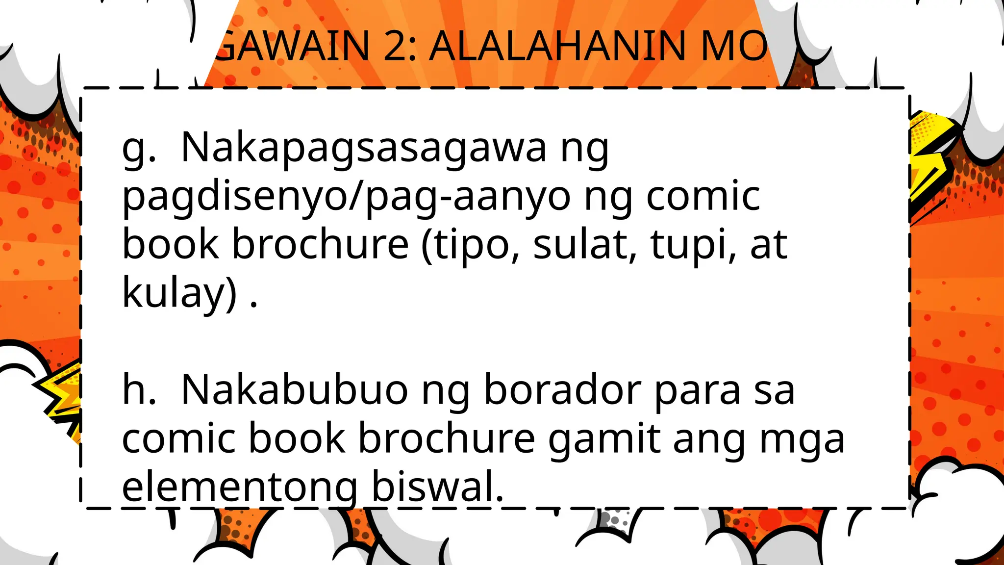 6. ARALIN 6, WK 7 - PAGBABAHAGI NG COMIC BOOK BROCHURE.pptx