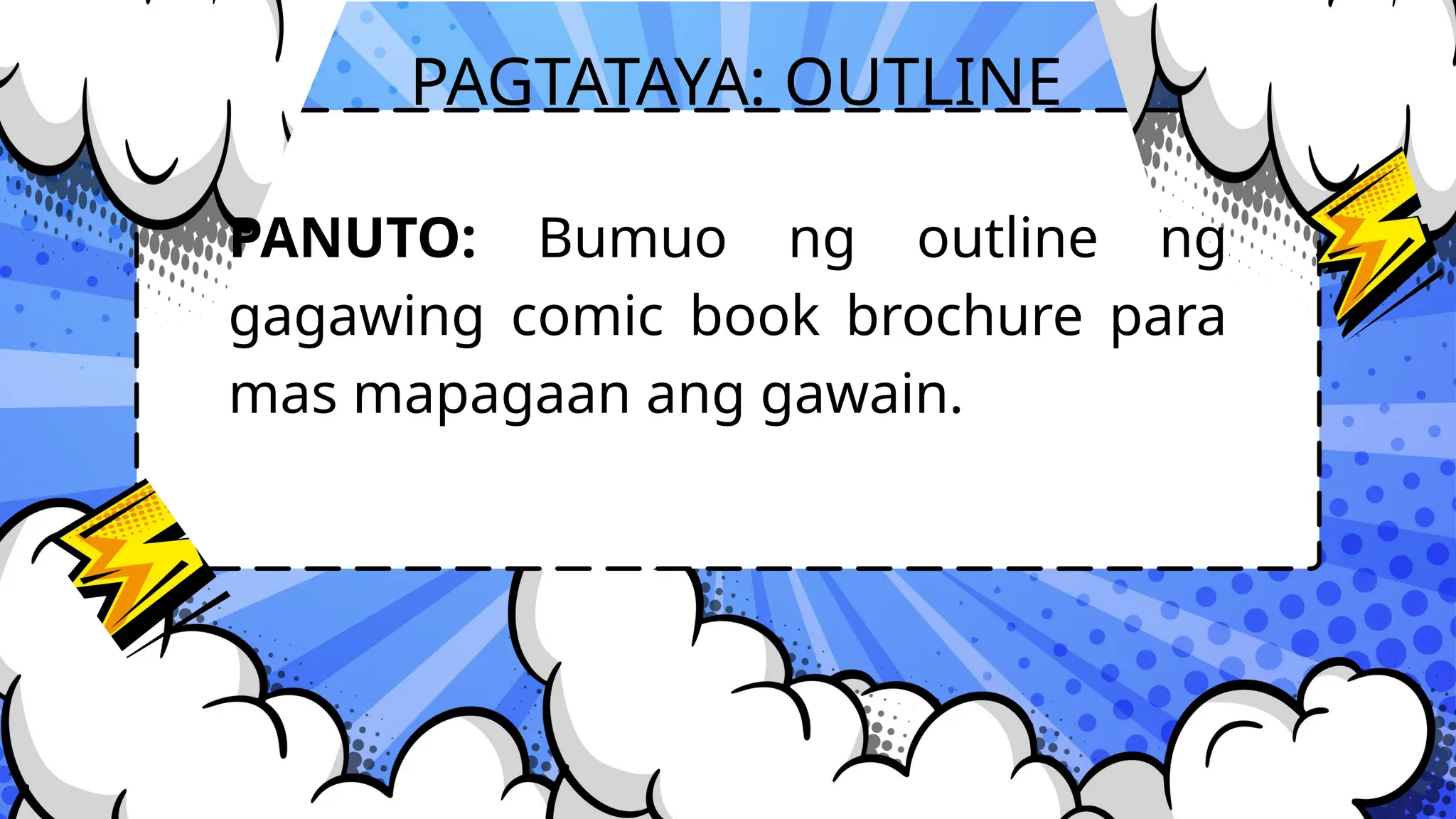 6. ARALIN 6, WK 7 - PAGBABAHAGI NG COMIC BOOK BROCHURE.pptx