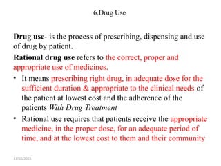 6. presentation about the use of drugs class lecturer | PPTX
