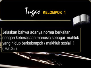 Norma Dalam Kehidupan Masyarakat ( Macam-macam Norma, Norma Kesusilaan ...