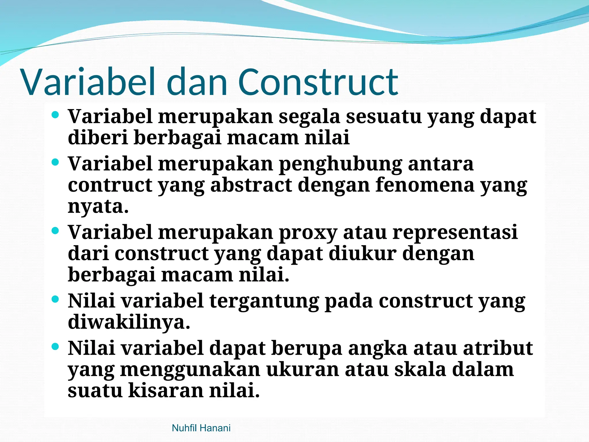 Cara Menentukan VARIABEL-PENELITIAN .ppt