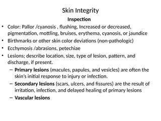 6. PHYSICAL EXAMINATION PHYSICAL EXAMINATION | PPTX