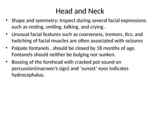 6. PHYSICAL EXAMINATION PHYSICAL EXAMINATION | PPTX