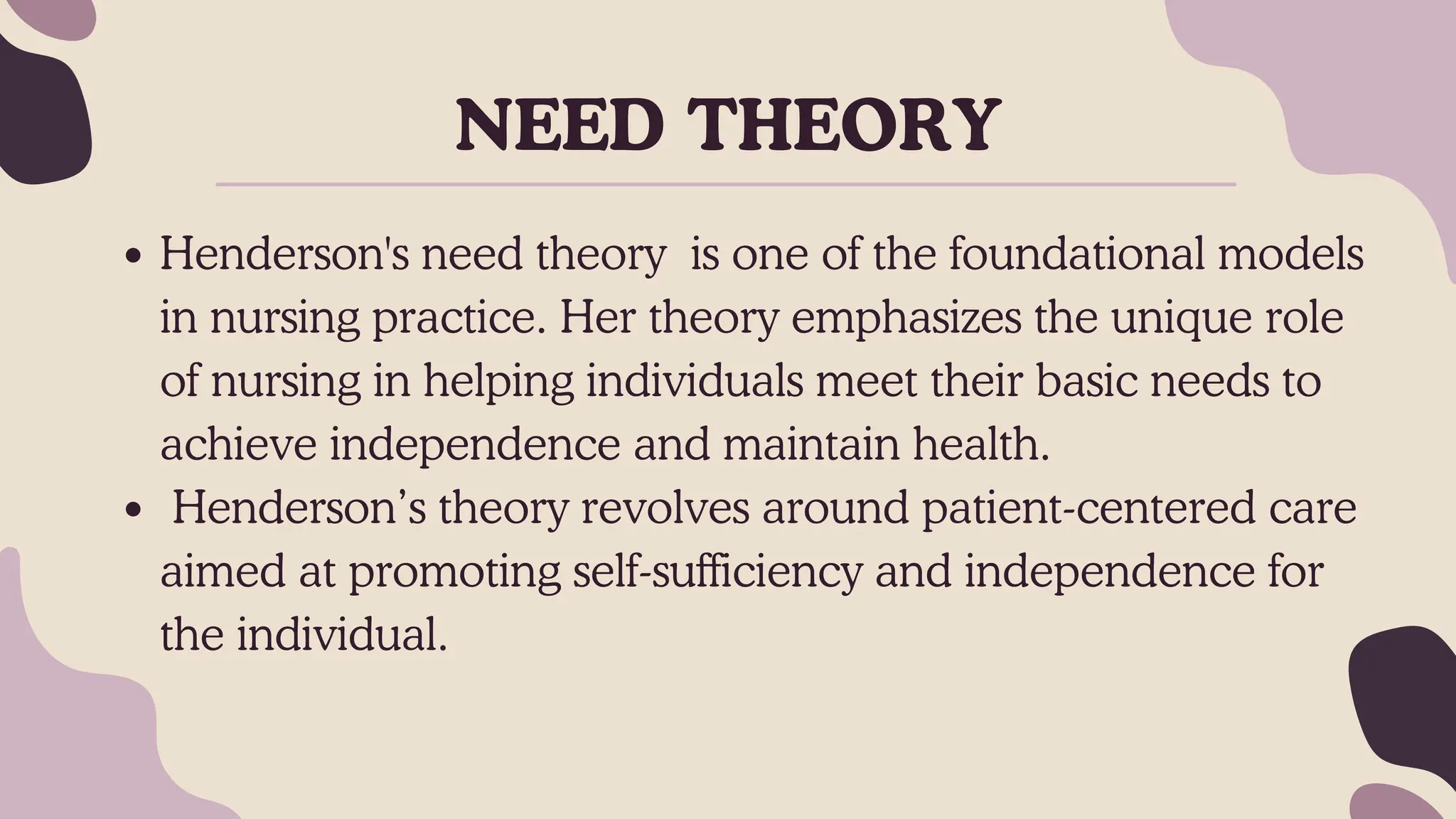 6.- Virginia Hendersons_Need_Theory.ppt nursing | PDF