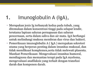 POWERPOINT TENTANG SISTEM IMUN HUMORAL IMUNOSEROLOGI | PPTX
