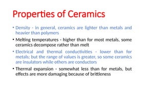 6.PROPERTIES OF CERAMICS MATERI BELAJAR.pptx