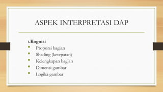 INTERPRETASI TES GRAFIS DAP PSIKOLOGI .pptx