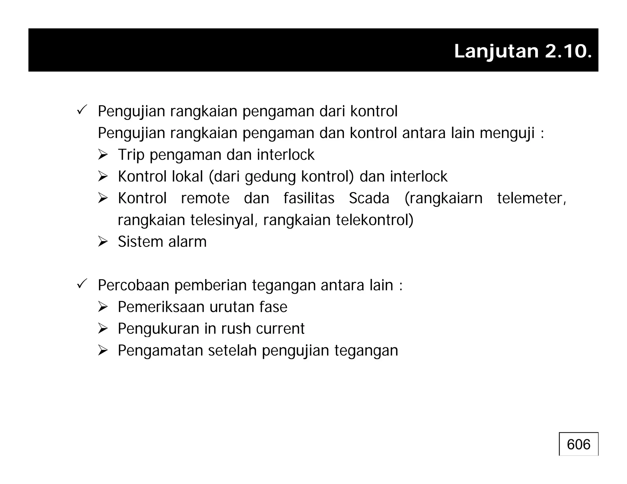 KOMISIONING GI DAN TRAFO pada sistem tenaga listrik | PPT