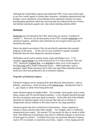 6. Сhemical weapons.doc about various countries weapons | PDF