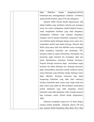 6. Contoh KB Pil internsip dokter tahun 2023 | DOCX