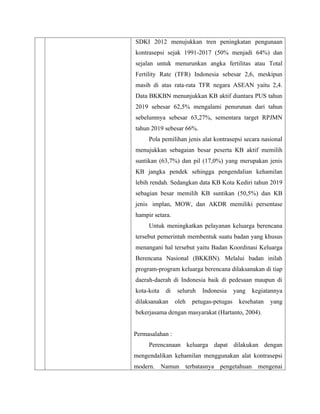 6. Contoh KB Pil internsip dokter tahun 2023 | DOCX