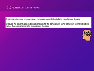 6.3 Computer Controlled Systems - IGCSE ICT | PPT