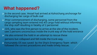 case studies.pptx of a vessel (accident / collision) | PPTX