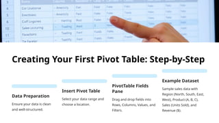 Pivot Tables and Pivot Charts: Data Summarization and Visualization | PPT